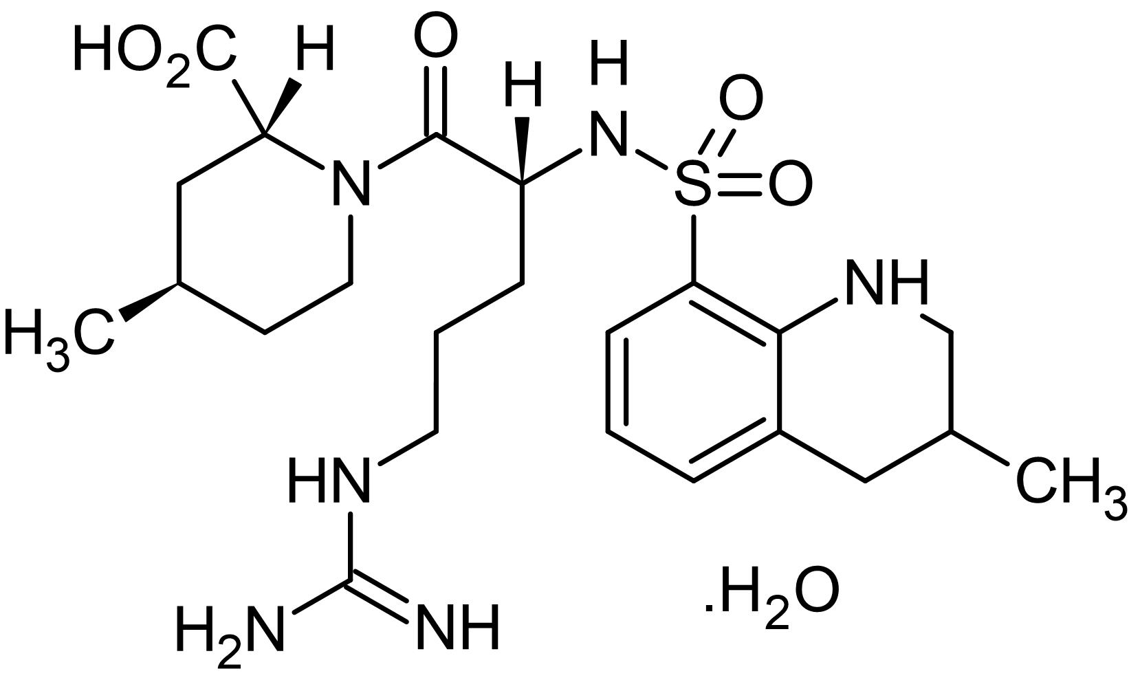 Argatroban monohydrate, Thrombin inhibitor (CAS 141396-28-3) (ab141332 ...