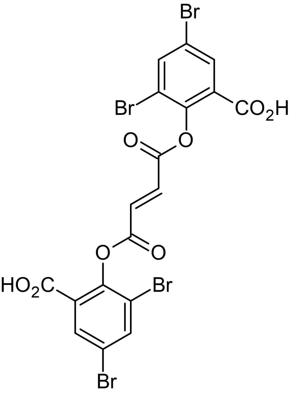 Bis(3,5-dibromosalicyl) fumarate, hemoglobin acylating agent (CAS 71337 ...