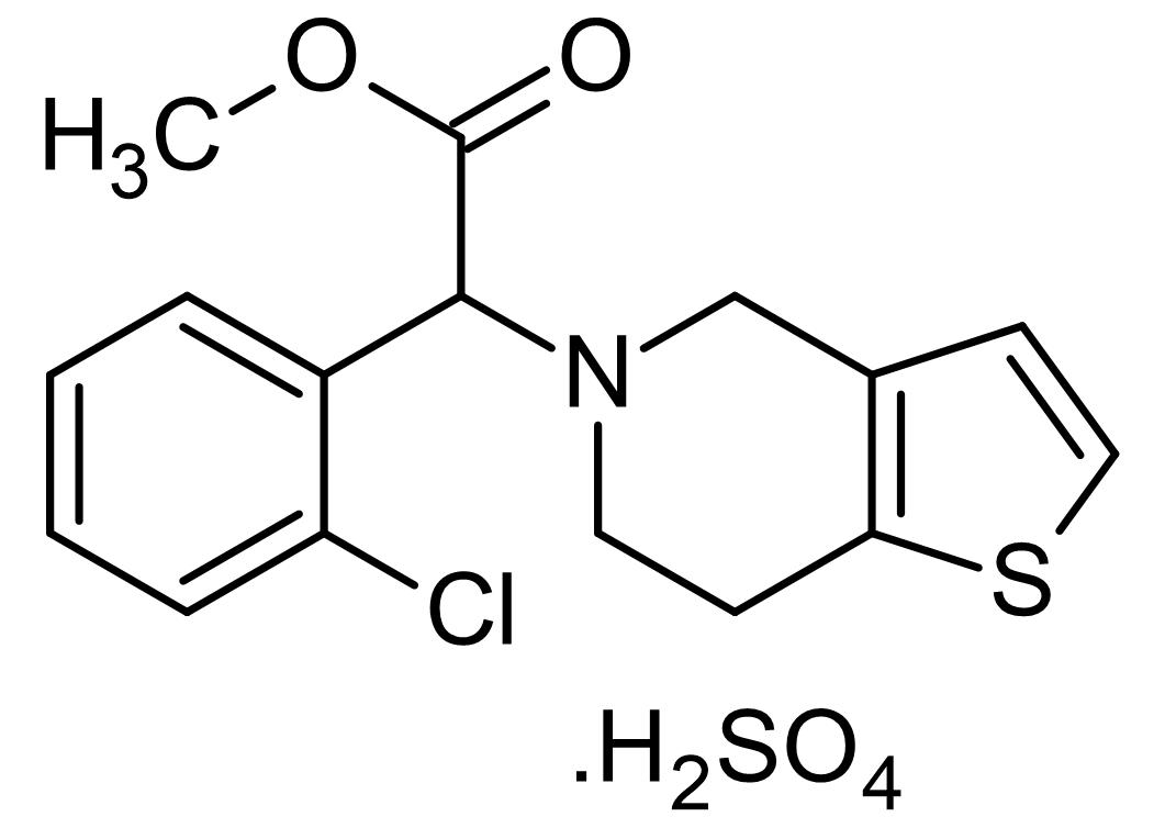 (±)-Clopidogrel sulfate, P2Y12 antagonist (CAS 135046-48-9) (ab120387 ...