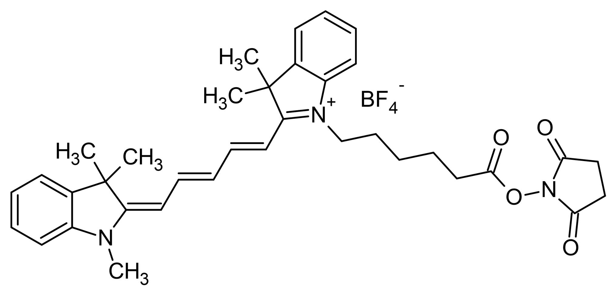Cyanine5 NHS ester, Amine-reactive red emitting fluorescent dye. (CAS ...