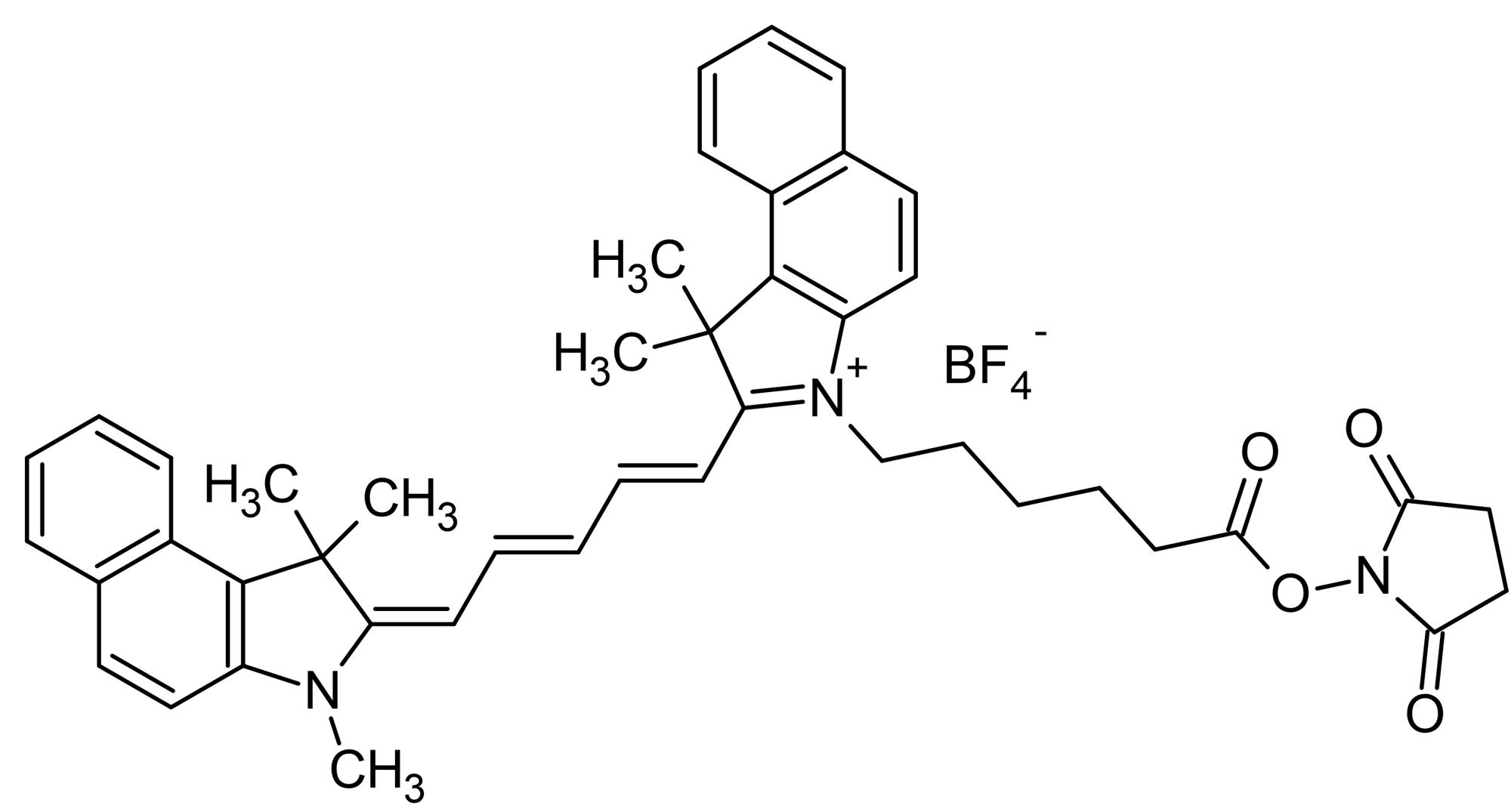 Cyanine5.5 NHS ester, Amine-reactive far-red emitting fluorescent dye (CAS 2375105-86-3 ...
