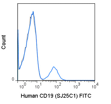 FITC Anti-CD19 antibody [SJ25C1] (ab210361) | Abcam