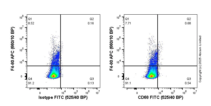 FITC Anti-CD68 antibody [EPR23917-164] (ab323935) | Abcam