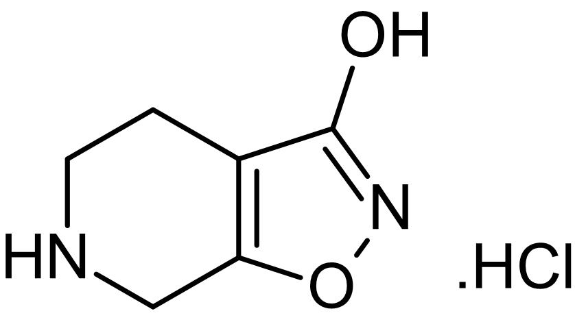 Gaboxadol hydrochloride (THIP hydrochloride), GABAA receptor agonist ...