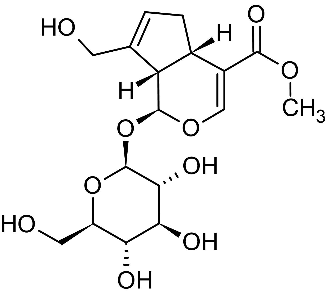 Geniposide, Glucagon-like peptide-1 receptor agonist (CAS 24512-63-8 ...
