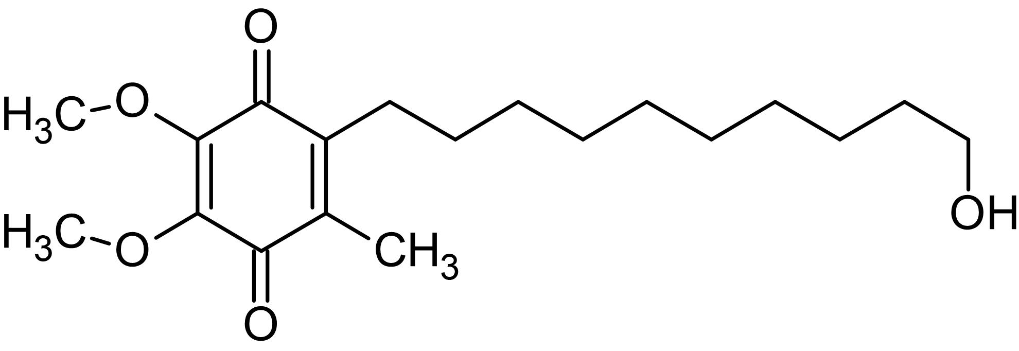 Idebenone, antioxidant and neuroprotective agent (CAS 58186-27-9 ...