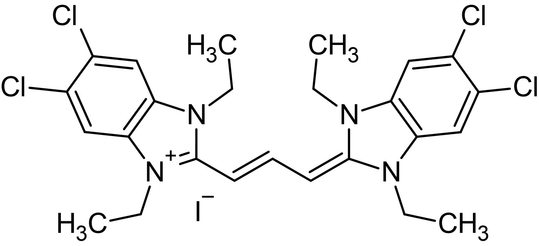JC-1, Mitochondrial membrane potential dye (CAS 3520-43-2) (ab141387 ...