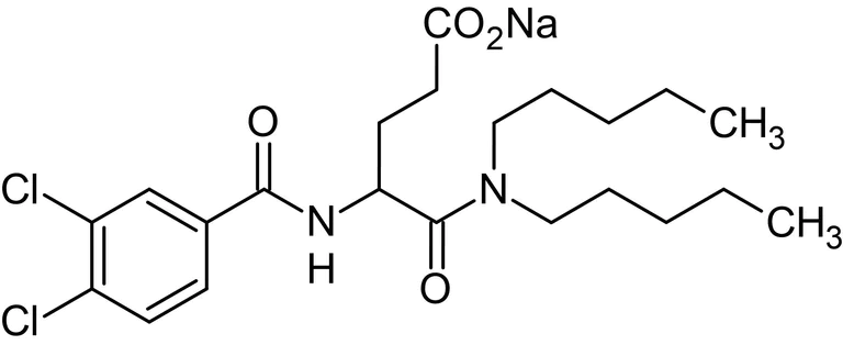 Lorglumide sodium salt, cholecystokinin receptor antagonist (CAS ...