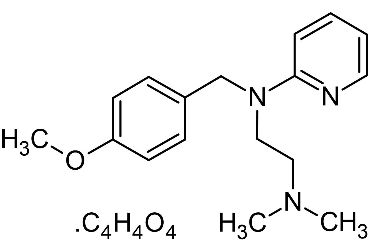 Mepyramine maleate, H1 inverse agonist (CAS 59-33-6) (ab120735) | Abcam