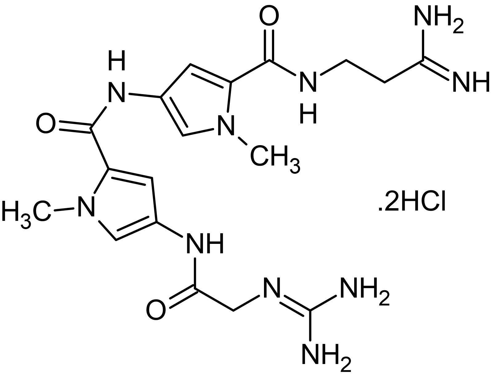 Netropsin dihydrochloride, DNA minor groove binding ligand (CAS 1438-30 ...