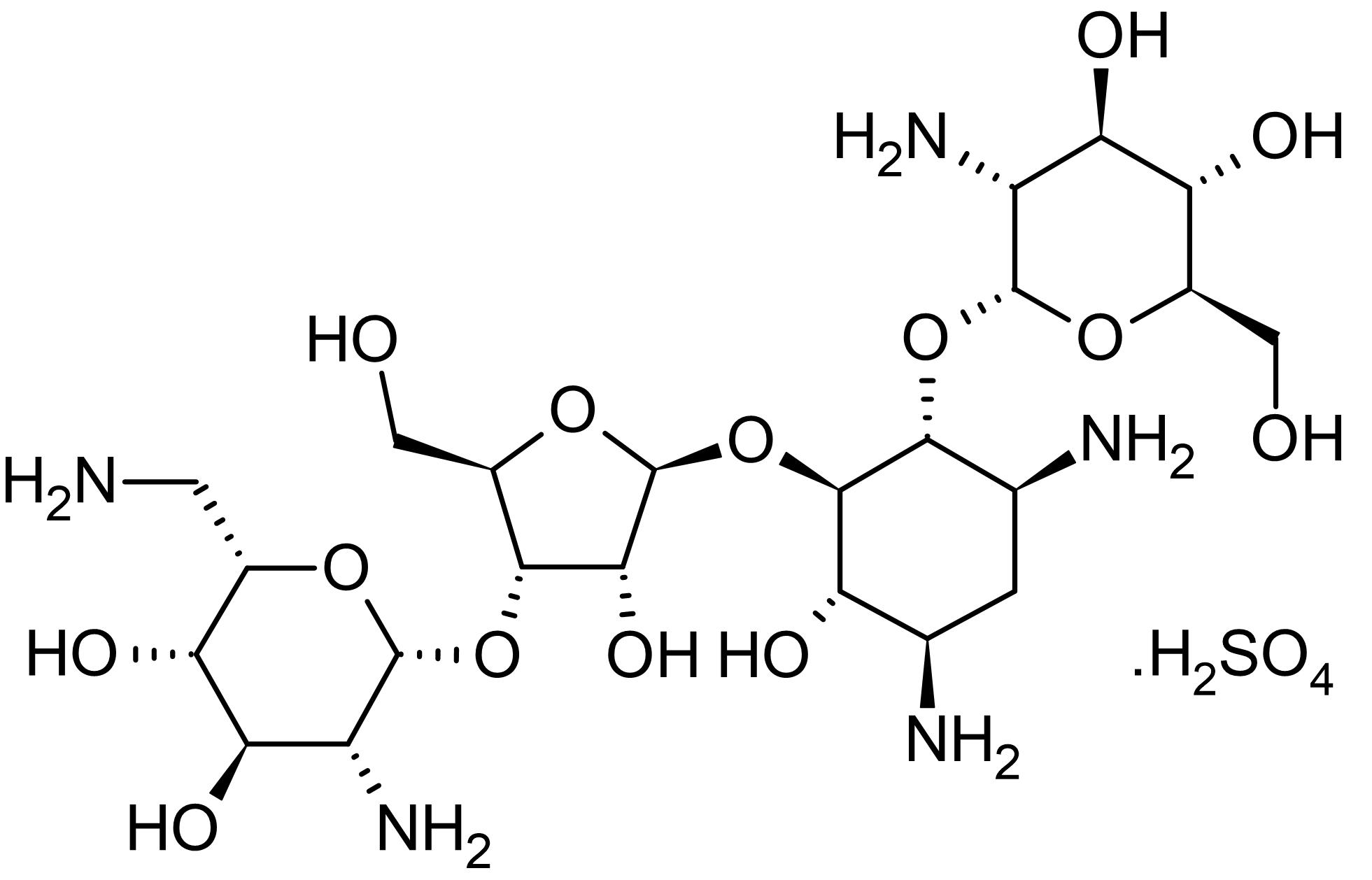 Paromomycin sulfate, aminoglycoside antibiotic (CAS 1263-89-4 ...