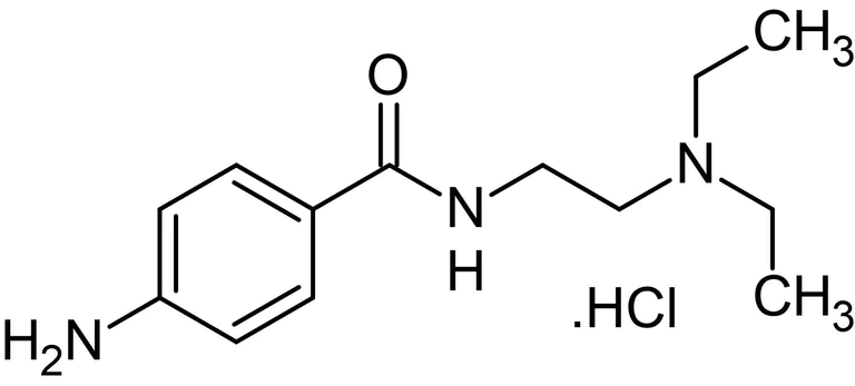 Procainamide hydrochloride, Sodium channel blocker (CAS 614-39-1) | Abcam