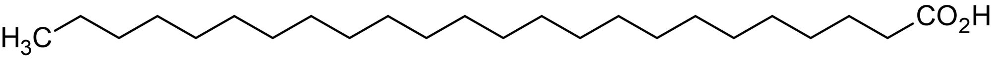 Tetracosanoic acid (Lignoceric acid), Long chain saturated fatty acid ...
