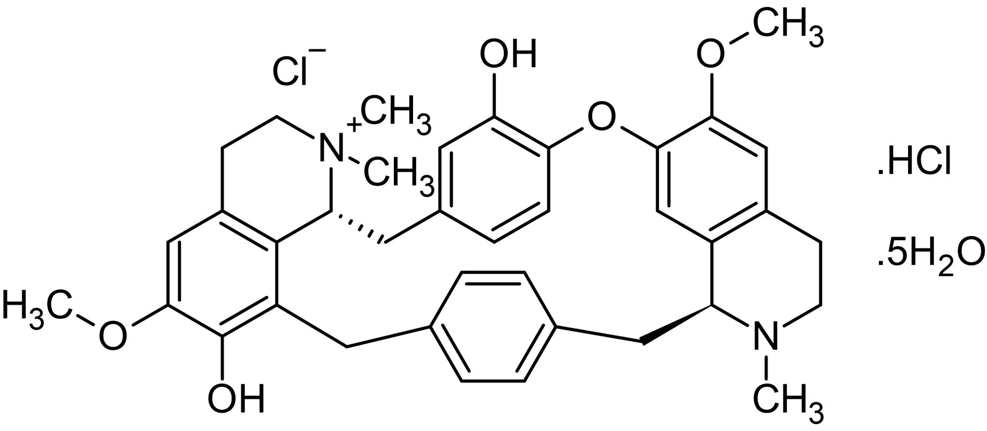 Tubocurarine chloride hydrochloride pentahydrate, ACh receptor ...